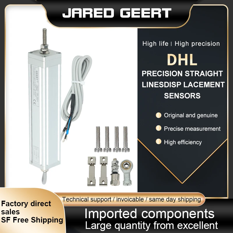 GEERT DHL550 950mm Linear Displacement Sensor High precision pull rod ...