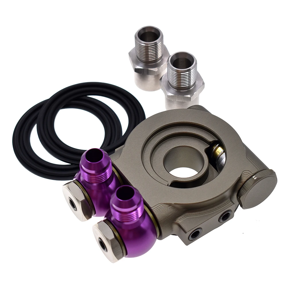Oil-Radiator-Adapter-Car-Universal-Filter-Modification-Oil-Cooling-Kit ...