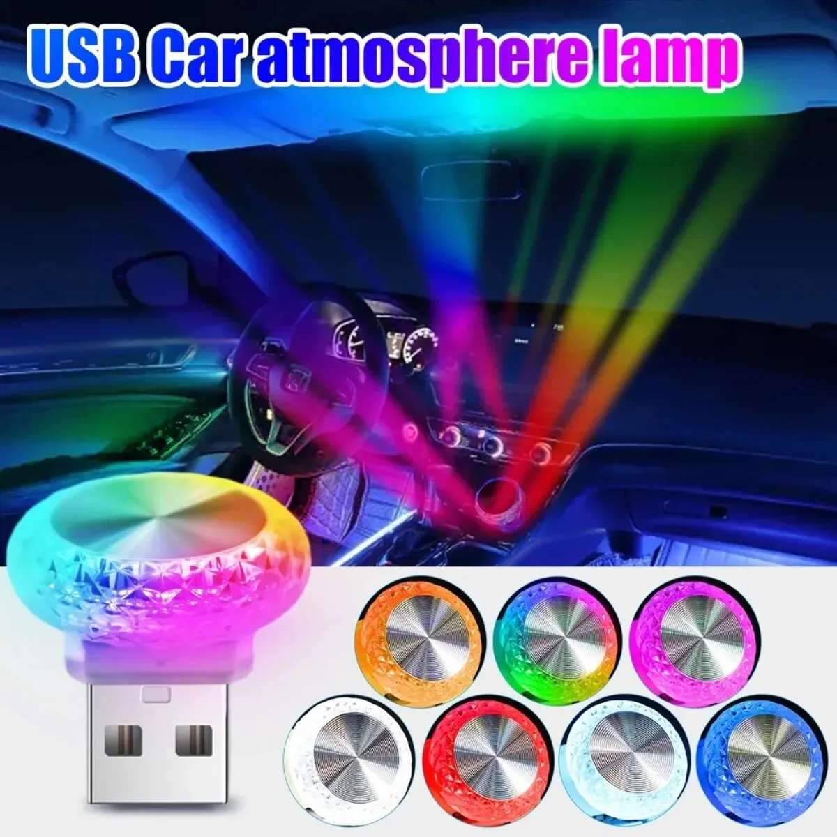 Car-USB-Ambient-Lights-LED-Color-Night-Light-Without-Modification-Car ...