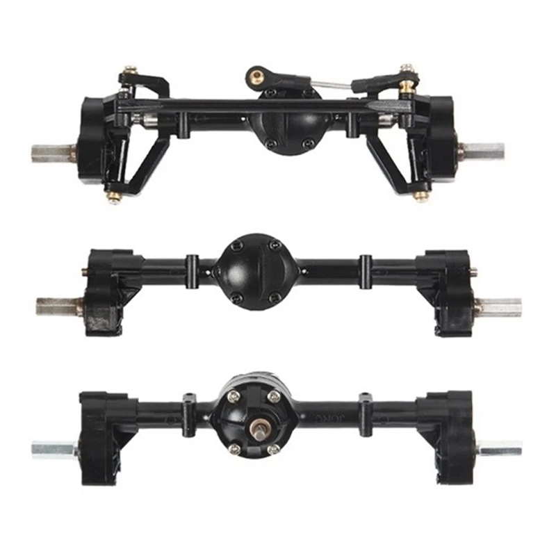 3Pcs Front Middle Rear Portal Axle Assembly for WPL B16 B36 6X6 6WD 1/ ...