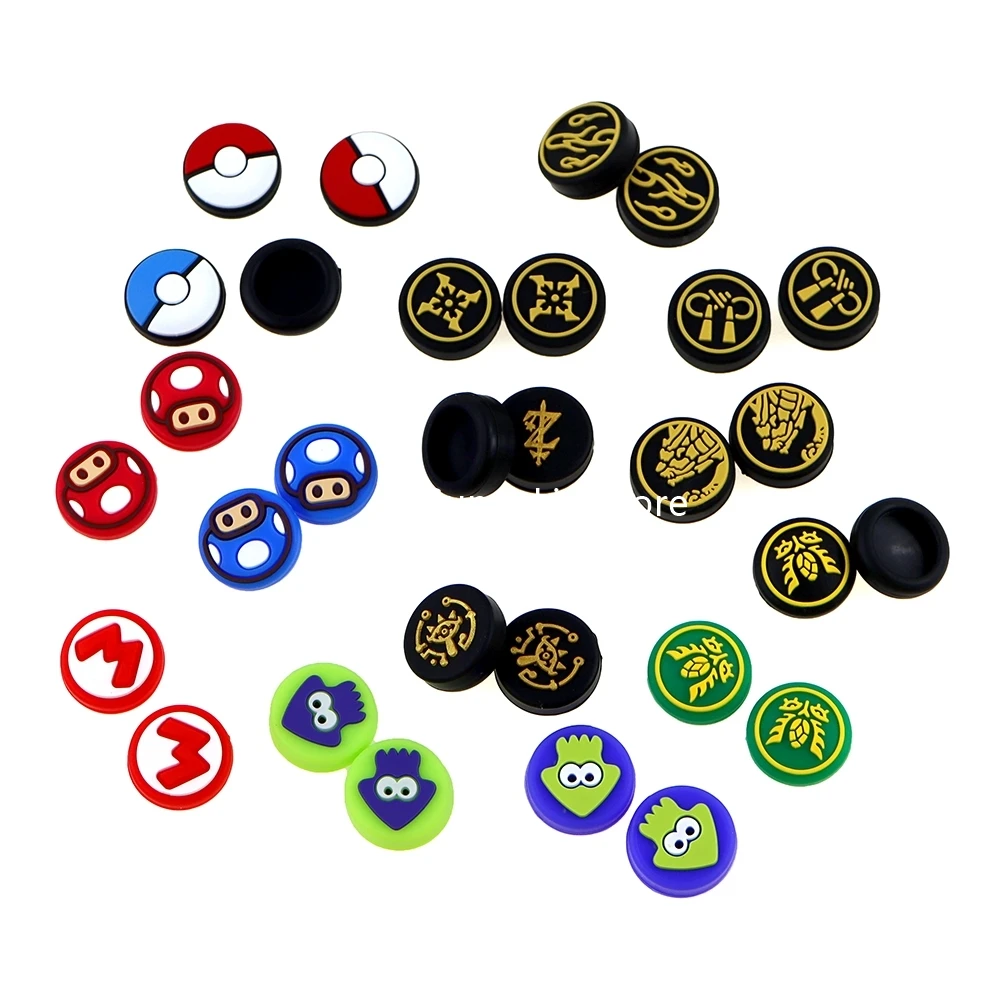 10pcs-New-Silicone-Analog-Thumb-Stick-Grips-Caps-For-Nintend-Switch-NS ...