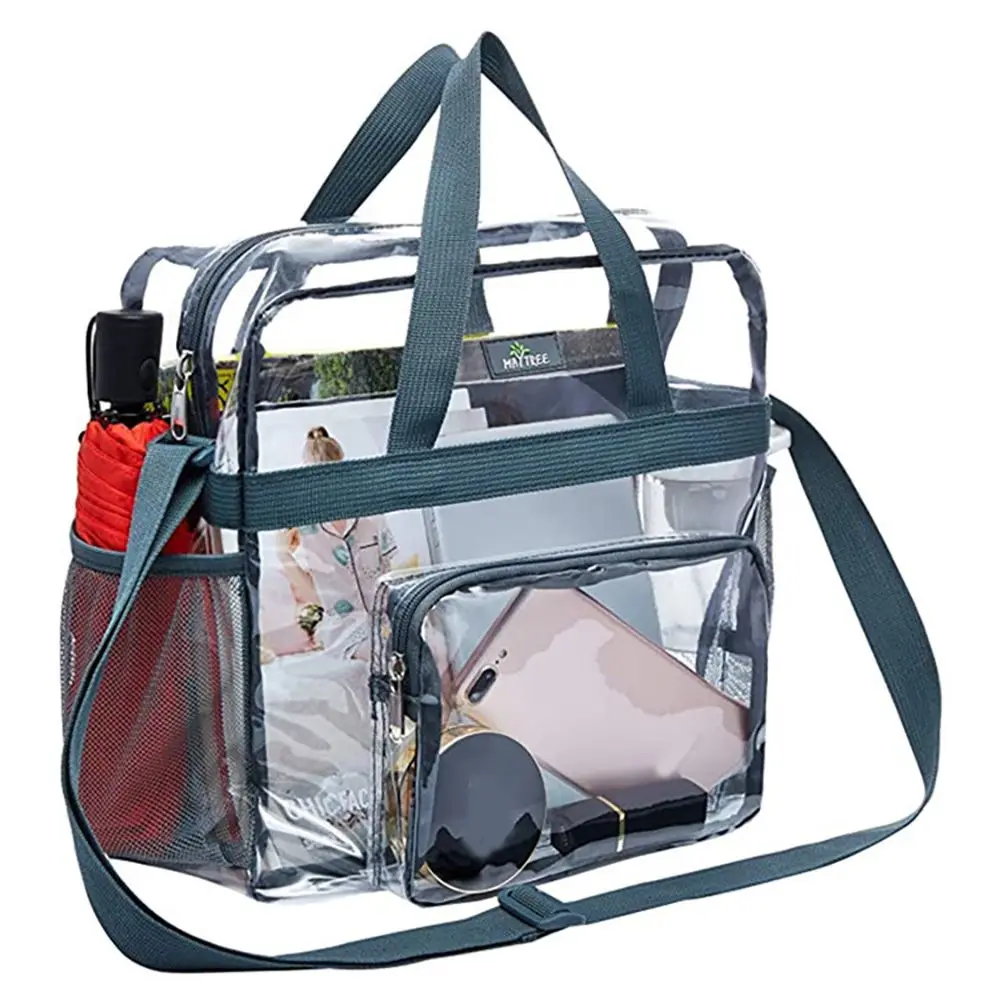 Stadium Approved PVC Clear Purse Large Capacity Clear Bag Clear ...
