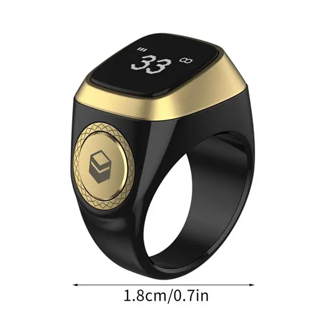 Smart Tasbih Tally Counter for Muslims Zikr Ring Digital Tasbeeh 5 ...