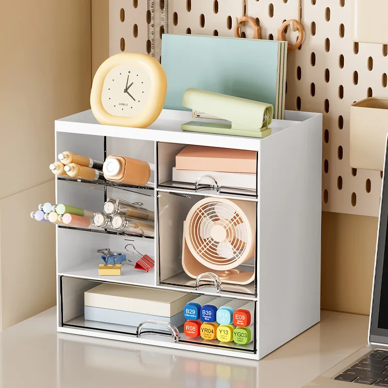 1pc-Desktop-oblique-storage-tube-office-desk-workstation-rack-desktop ...