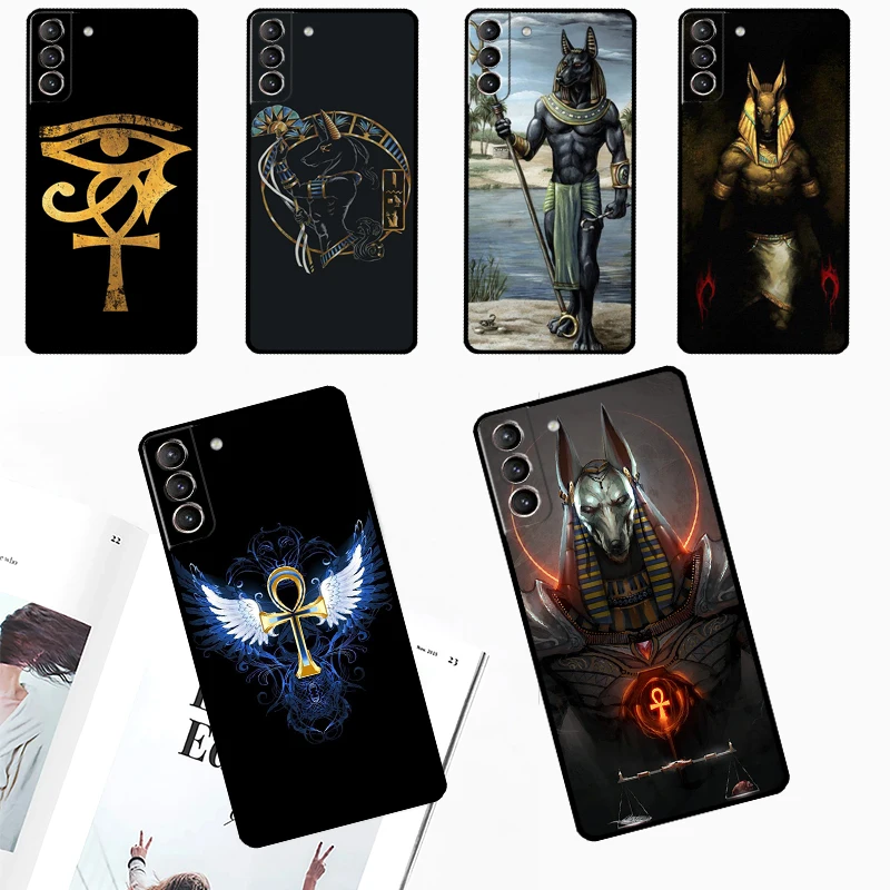 Egypt-Nefertiti-Anubis-Ankh-Case-For-Samsung-Galaxy-S24-Ultra-S23-S22 ...