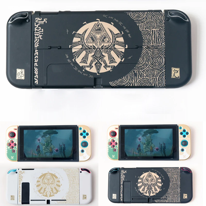 Hard Shell Crystal Front Back Full Protector Cover For Nintendo Switch Oled/Lite NS Joy-Con ...