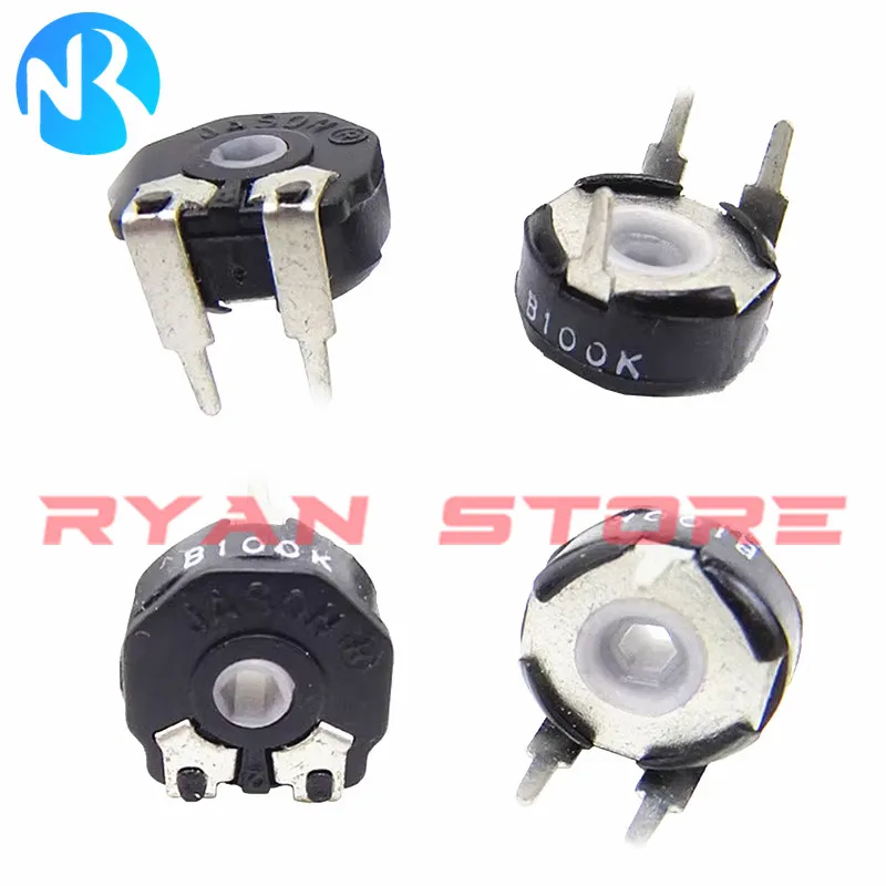 10PCS-Potentiometer-PT10-10R-100R-500R-1K-2K-4-7K-5K-10K-20K-50K-100K ...