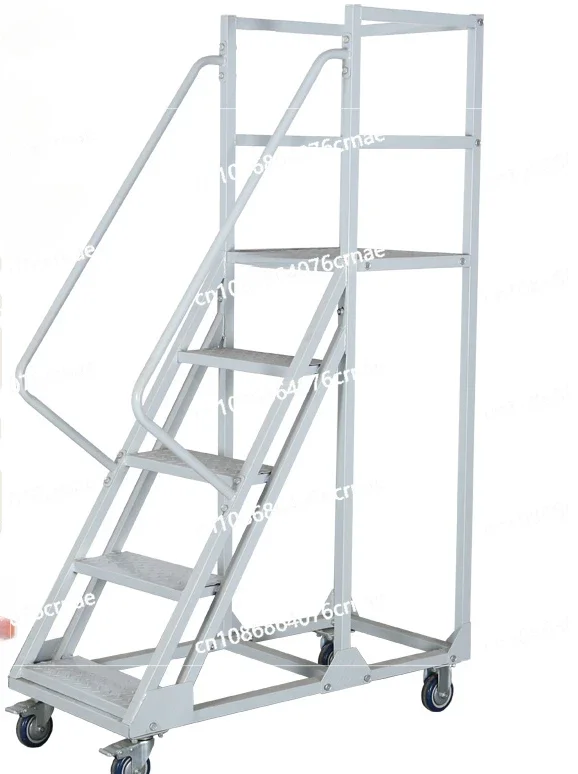 Climbing-Ladder-Warehouse-Taking-Freight-Elevator-Industrial-Climbing ...