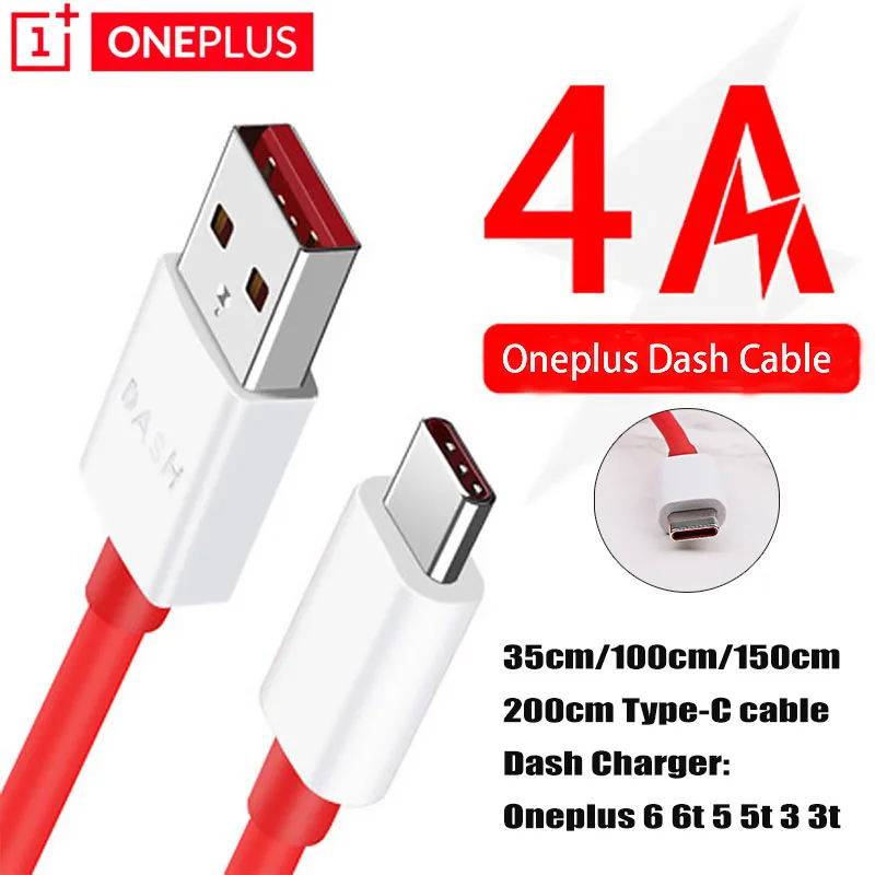 Original-35CM-100cm-150cm-200cm-Red-4A-Usb-3-1-Type-C-Cable-Oneplus-6 ...