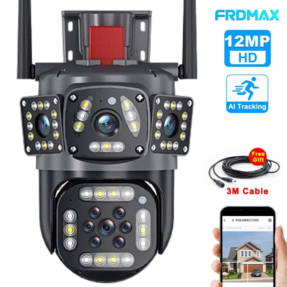 12MP-6K-WiFi-IP-Camera-Three-Screens-8X-Zoom-Outdoor-Wireless-Security ...