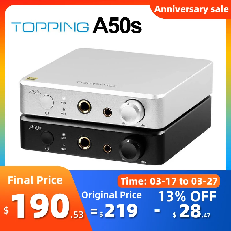 TOPPING-A50s-Hi-Res-Headphone-Amplifier-Pre-AMP-4-4mm-Balanced-6-35mm ...
