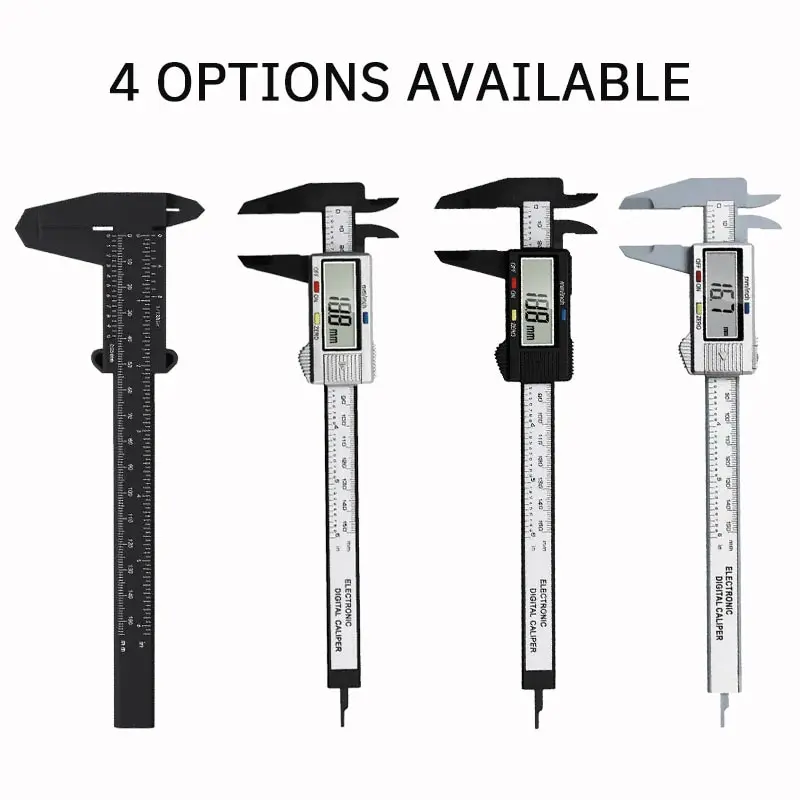1PC Plastic Vernier Caliper Digital Display Caliper Mini Text Play ...