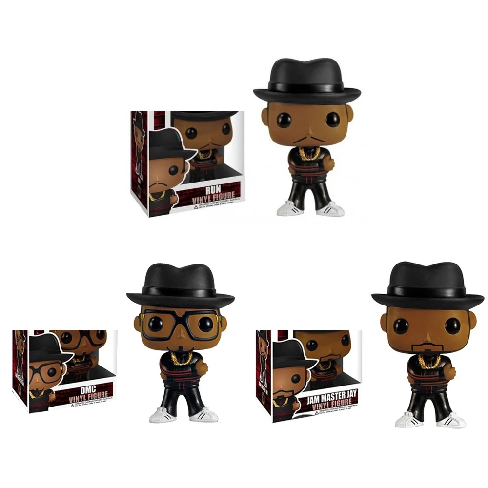 Funko POP figuras de acción de rapero RUN DMC JAM MASTER JAY, juguetes ...