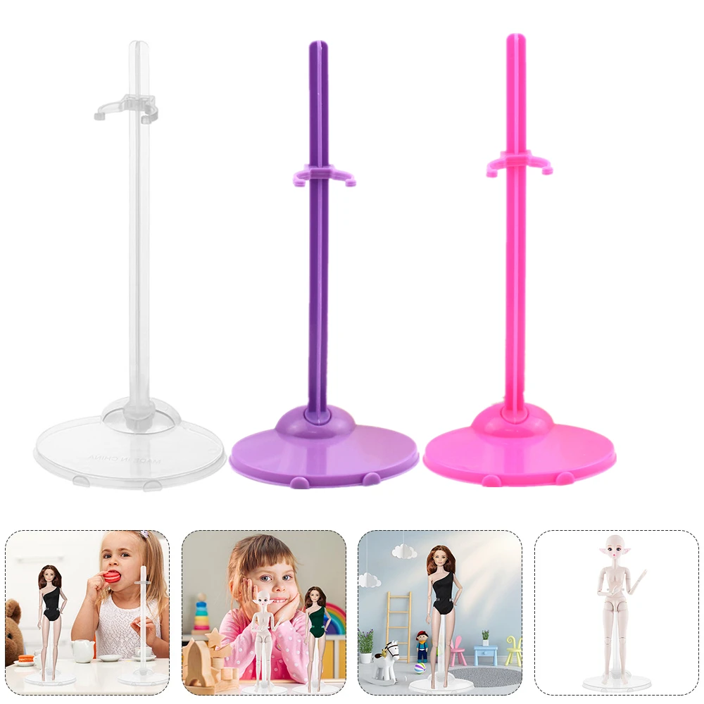 5Pcs-Doll-Holding-Stands-Transparent-Supports-Display-Racks-for-1-6 ...