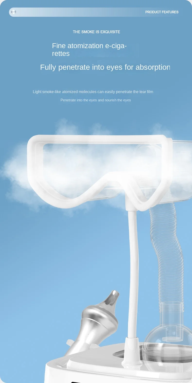 Hot and Cold SPA Eye Atomizer Dry Red Blood of The Eye Is Introduced ...