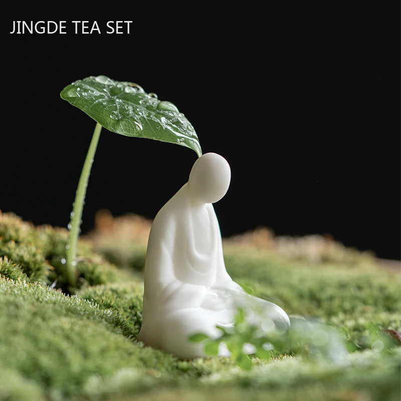 Ceramics-Figure-Statue-Decoration-White-Porcelain-Tea-Pet-Decor ...