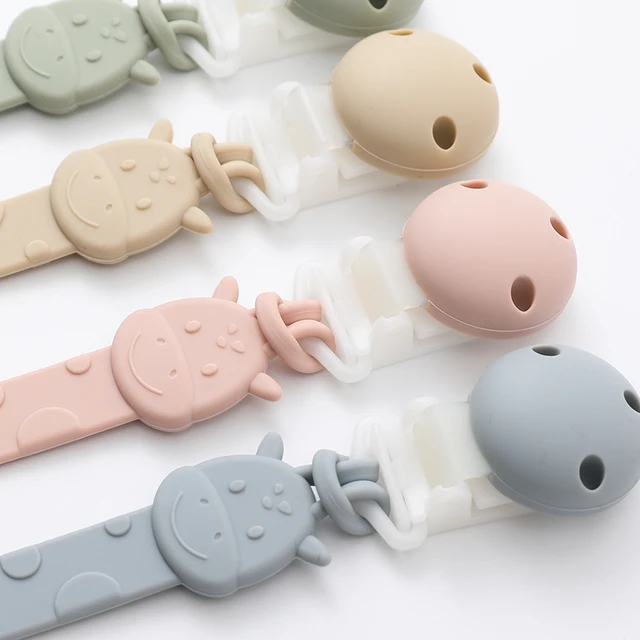 Silicone Dummy/Pacifier Clip - Baby Code