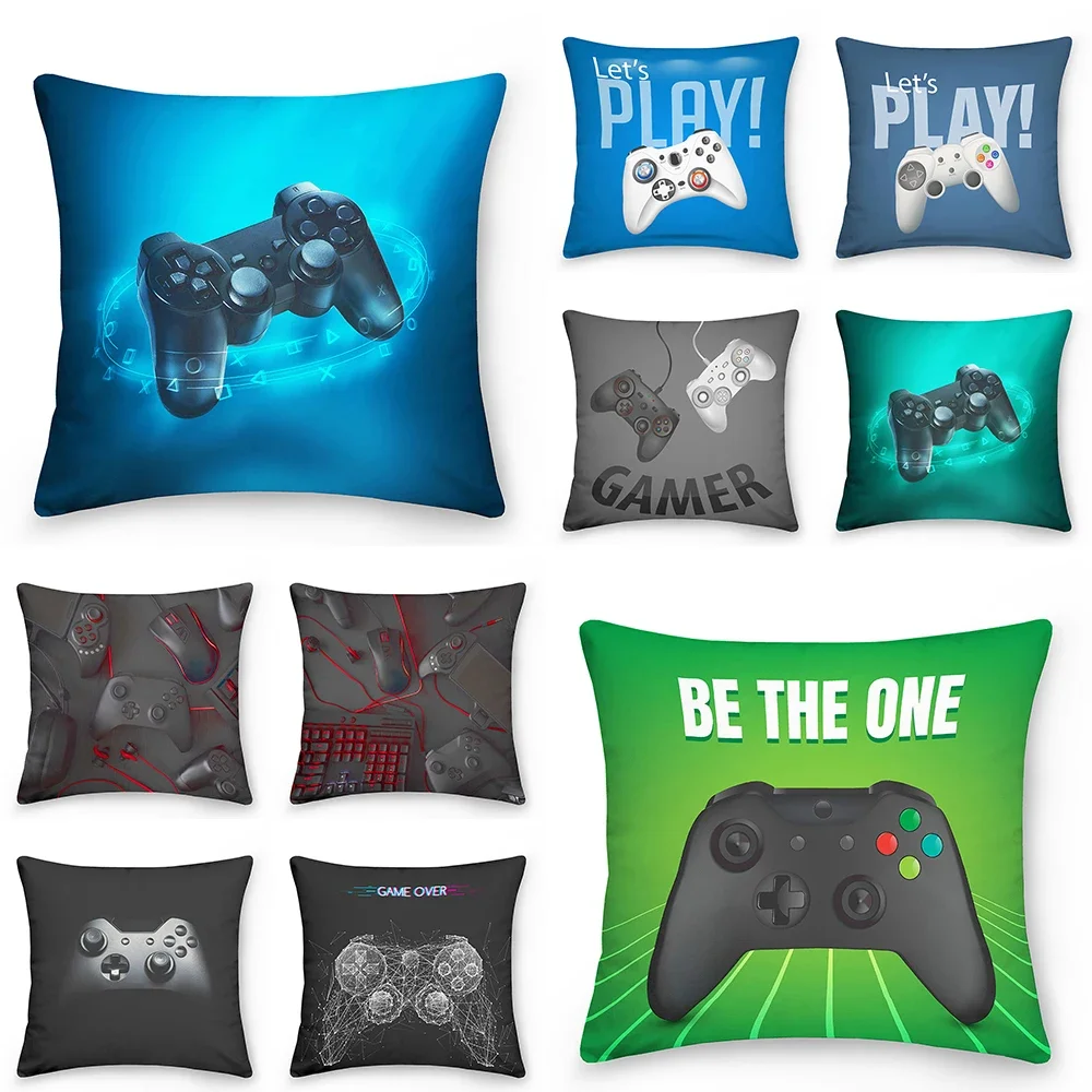Boy-Gamer-Print-Pillowcase-Bedroom-Decor-Video-Game-Cushion-Cover-Home ...