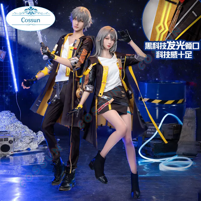 Honkai: Star Rail Trailblazer Stelle/Caelus Cosplay Costume Luminous ...