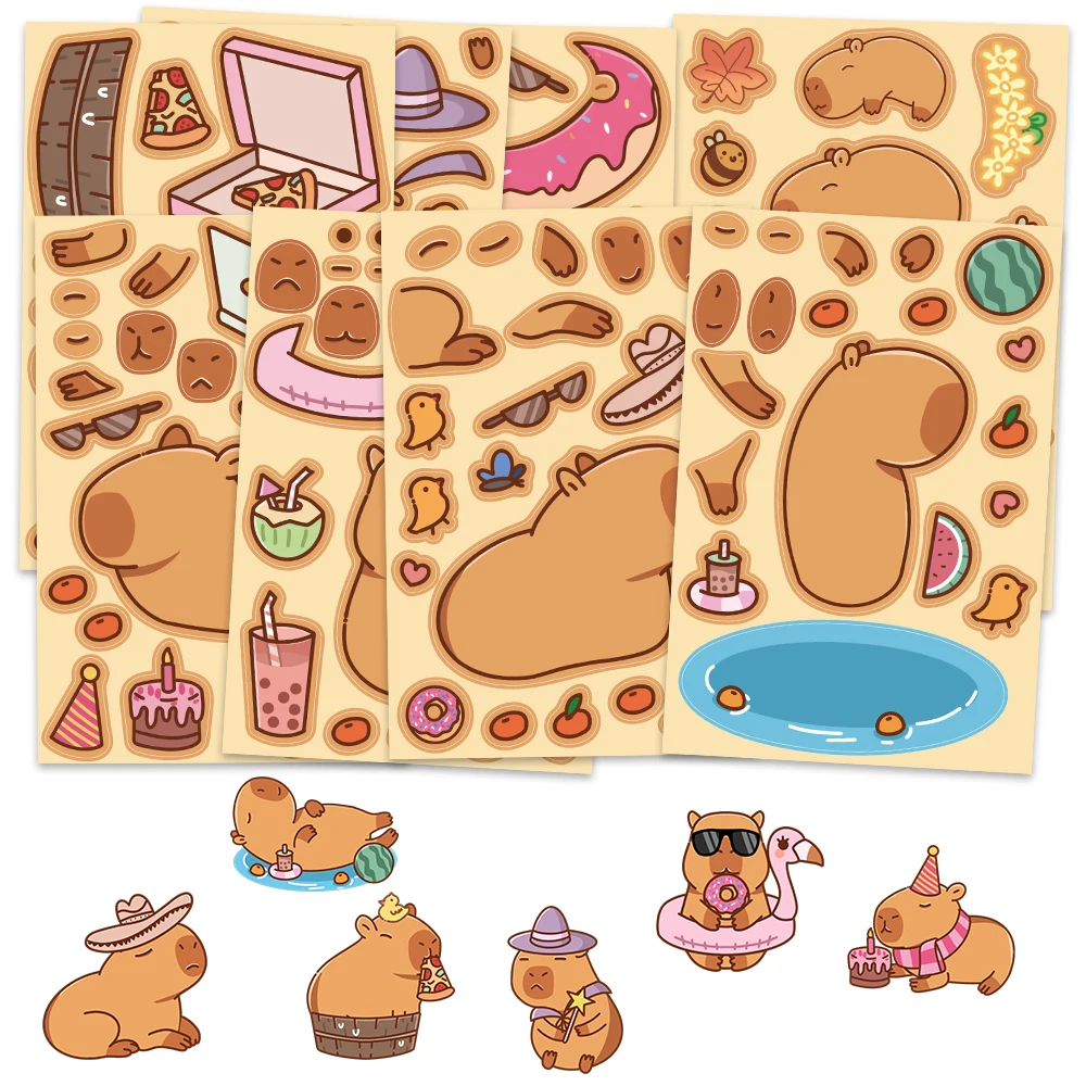 32Sheets Cute Capybara Puzzle - Gavmart.com