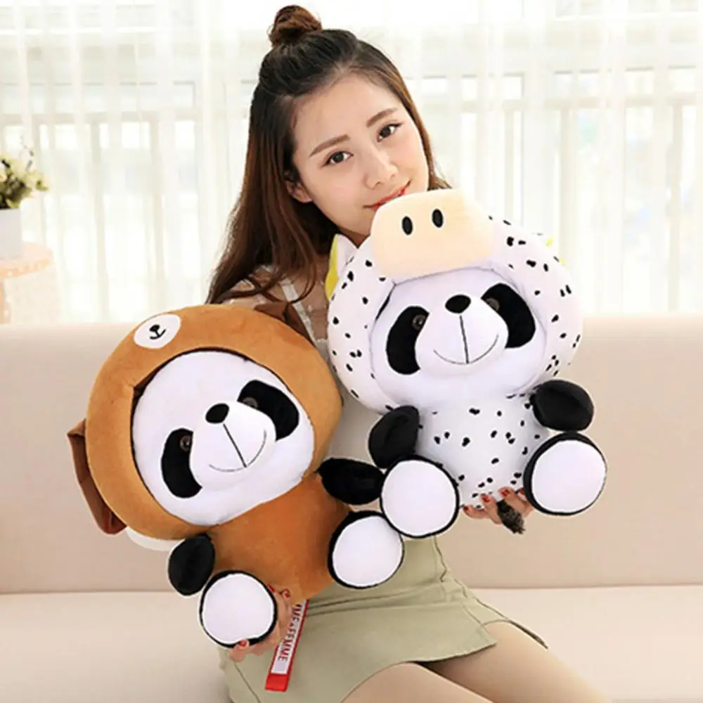 20cm 1Pc Cute Panda Chinese Zodiac Plush Stuffed Doll Toy Sofa Decor ...