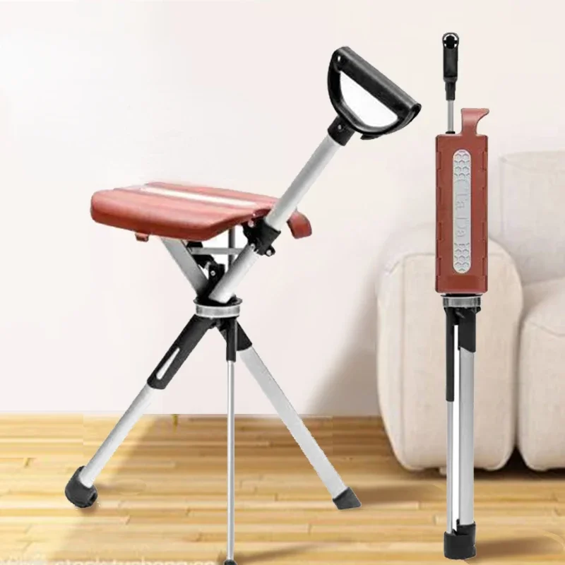 Portable-Elderly-Assist-Crutch-Chair-with-Seat-Multi-Functional-Walking ...