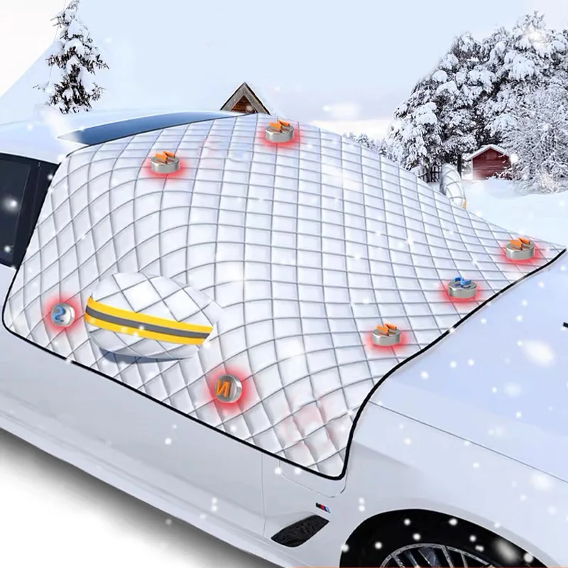 Winter-Car-Front-Windscreen-Cover-Windshield-Sunshades-Universal ...