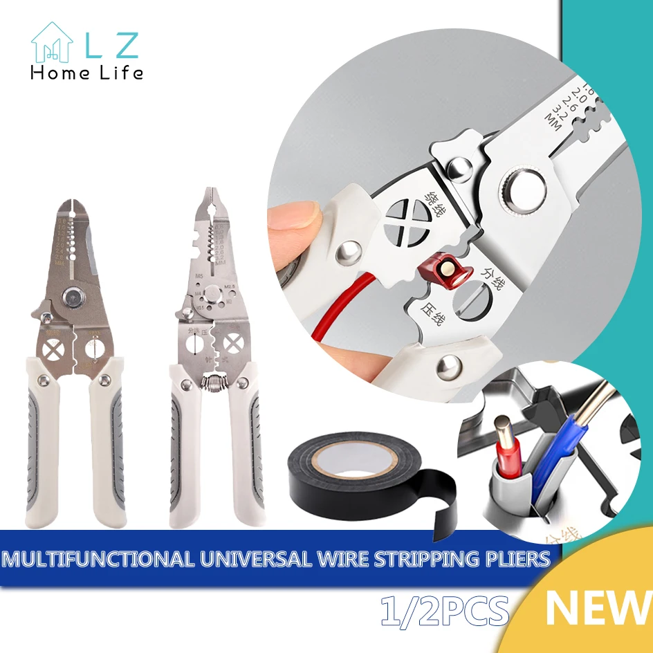 Multifunctional-Universal-Wire-Pliers-Electrician-Peeling-Household ...