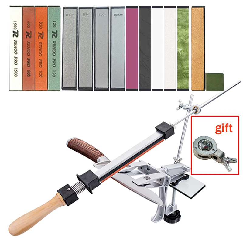 Fixed Angle Sharpener New 360 Rotary Knife Sharpener Knife Sharpener Professional Diamond ...
