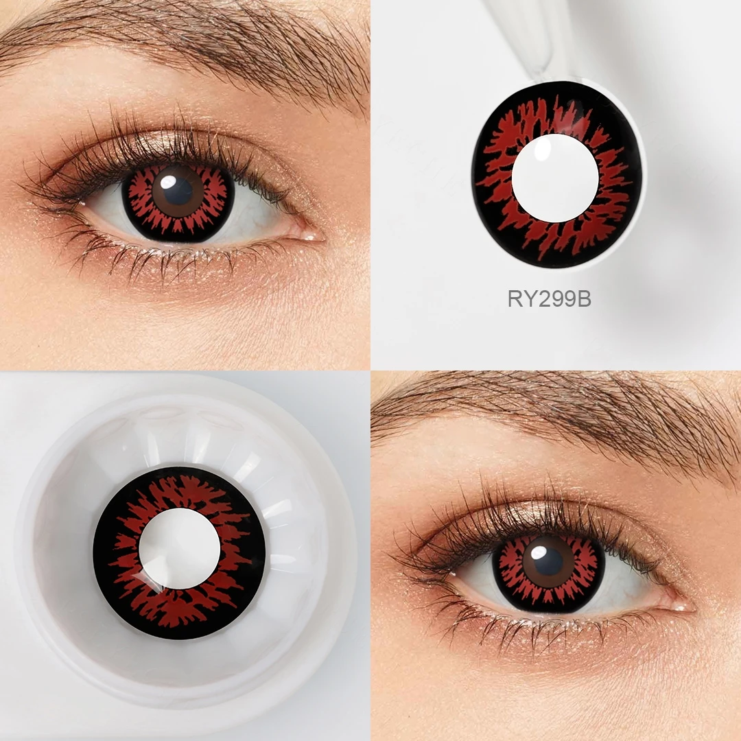 Demon Eye Contacts Black