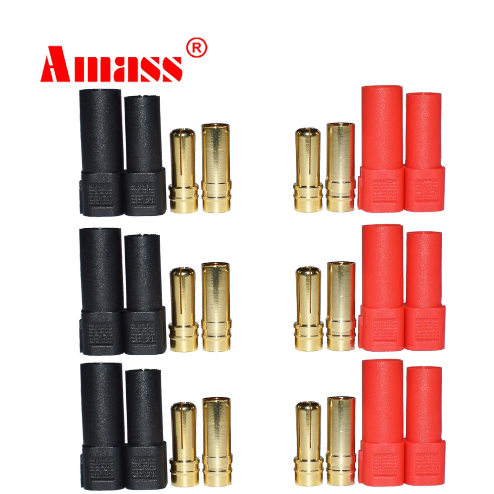 Amass-XT150-XT150-connector-6mm-Banana-Bullet-Plug-130-High-Rated-Amps ...
