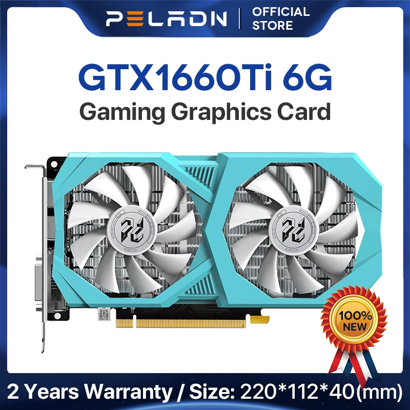 Peladn gtx1660ti 6gb placa de vídeo de jogos gtx 1660ti 6gb placas ...
