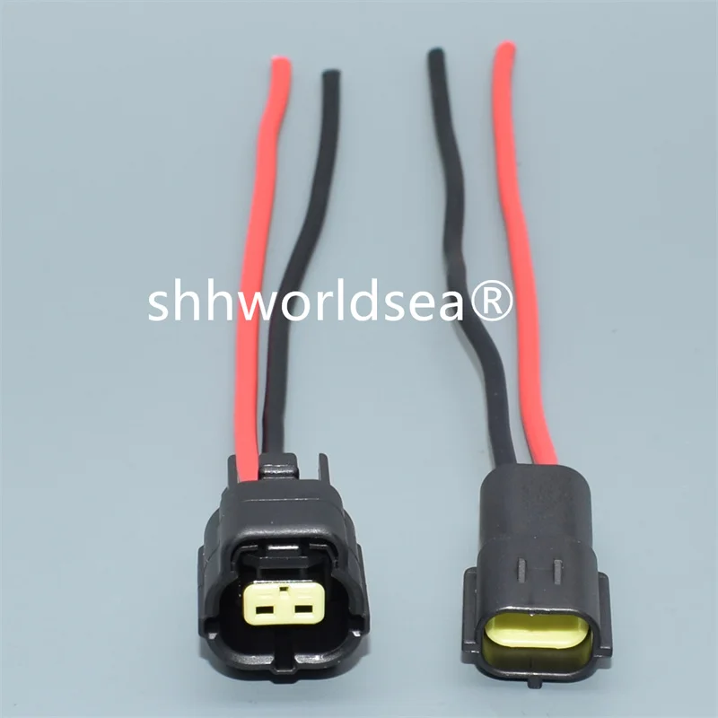 2-Pin-1-8-Series-Auto-Waterproof-Wire-Black-Male-Female-Connector-Auto ...