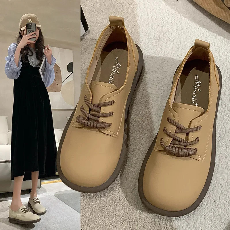 Zapatos-planos-franceses-para-mujer-calzado-informal-de-punta-redonda ...