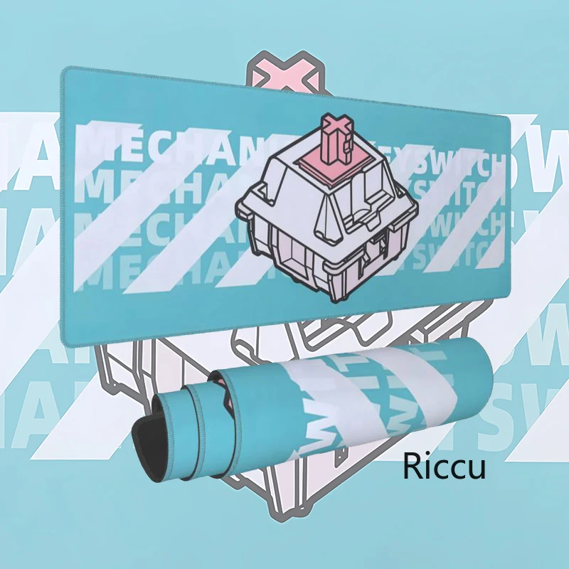 30x80cm-Computer-Table-Rubber-Non-Slip-Mouse-Mats-Switch-Blue-Mouse-Pad ...