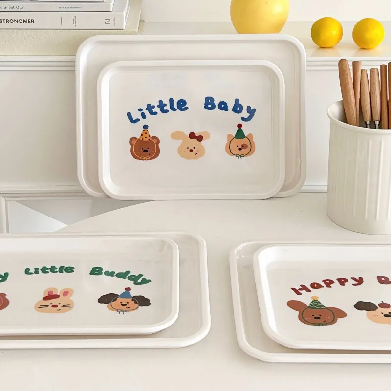 Creative-Cute-Cartoon-Melamine-Meal-Tray-Tea-Tray-Home-Storage-Tray ...