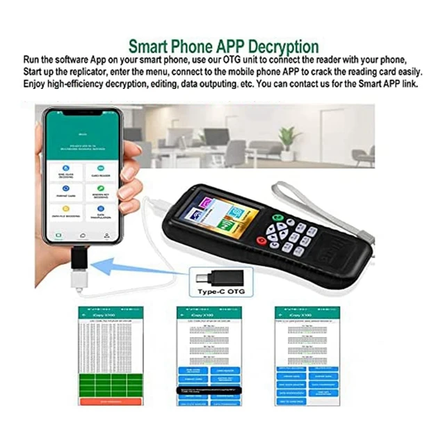 Rfid Reader Writer Duplicator, Nfc Reader, Multi Frekek Smart Card ...