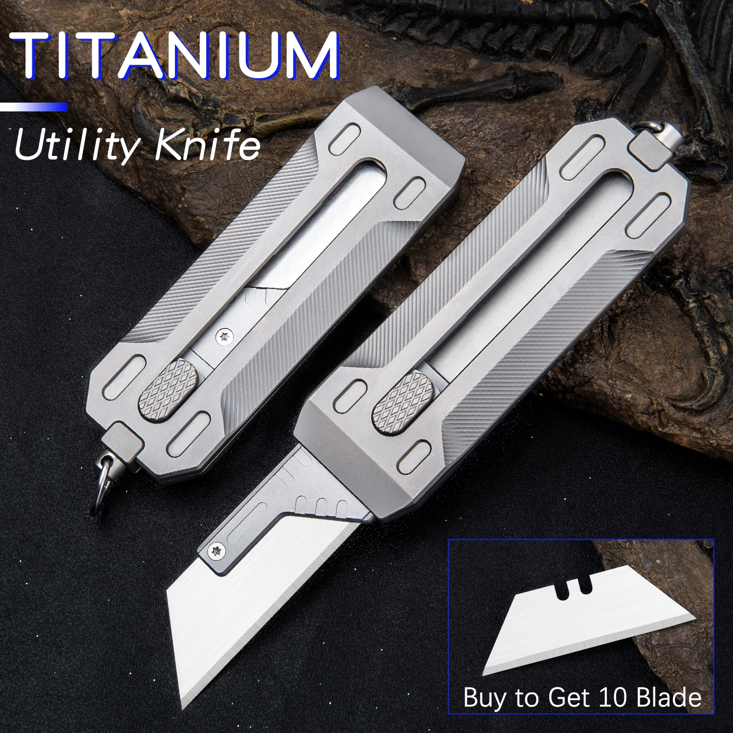 New-Titanium-Alloy-Utility-Knife-Sliding-Blade-Cutting-Razor-For-Pipe ...