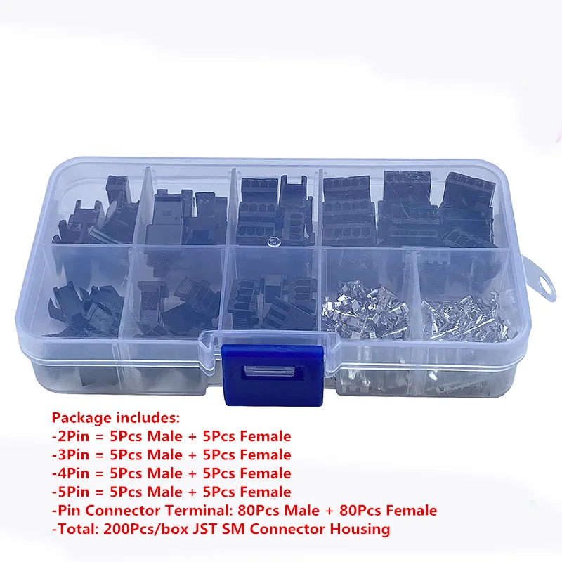 200Pcs-Box-JST-SM-2-54mm-Pitch-Connector-Kit-2-3-4-5Pin-Male-Female-Housing.png