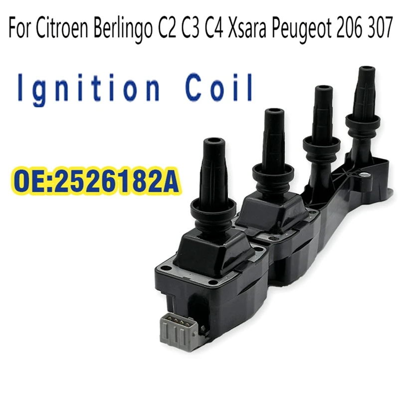 Auto-Engine-Ignition-Coil-For-Citroen-Berlingo-C2-C3-C4-Xsara-Peugeot ...