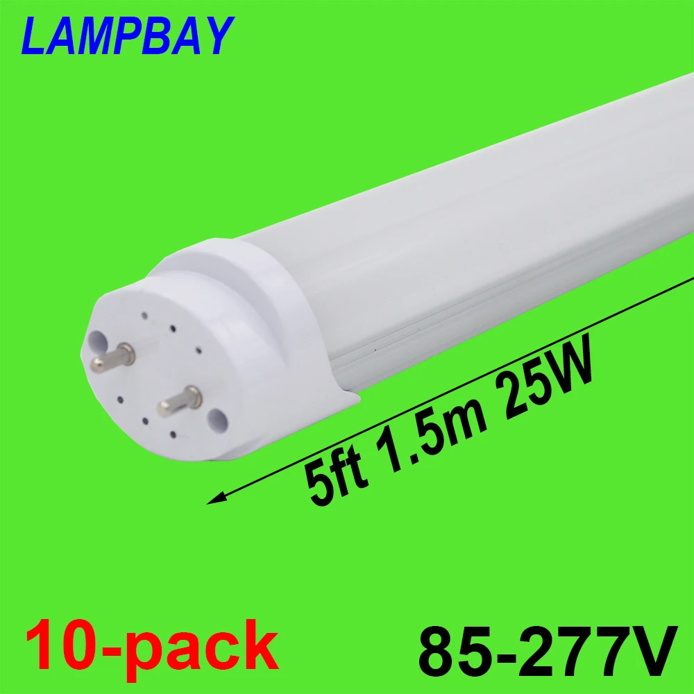 LED-Tube-Bulb-5ft-1-5M-25W-3000LM-60-T8-G13-Fluorescent-Retrofit-Bar ...