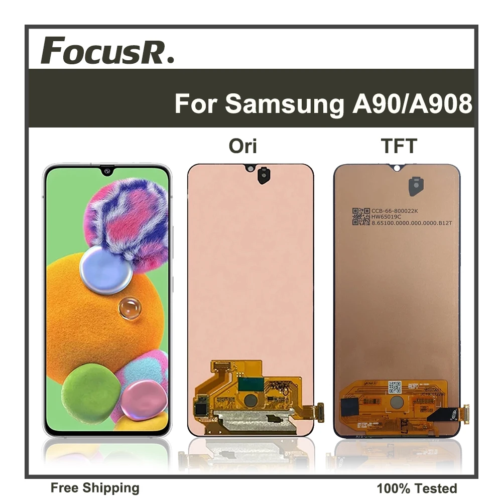 6.7" Super AMOLED LCD Display For Samsung Galaxy A90 5G A908 A908B ...