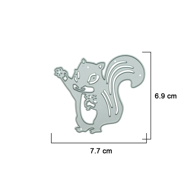 Running Squirrel Stencil