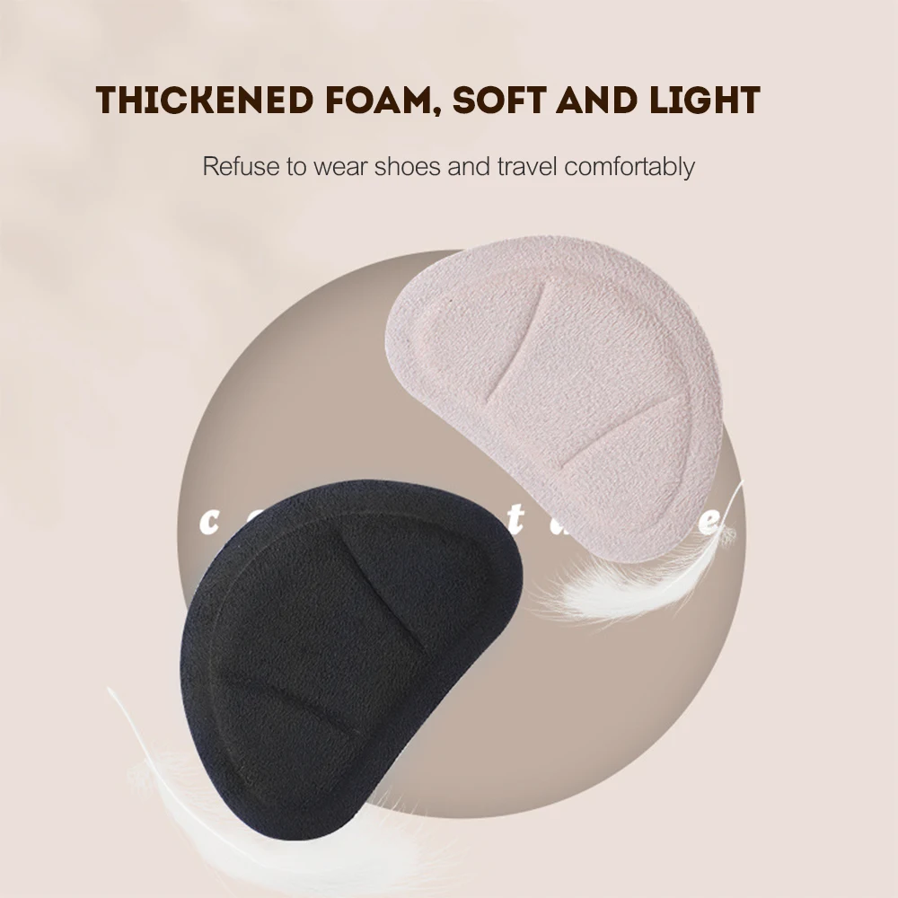 La couleur noire taille Épaisseur 6 MM Insoles Heel Pad Lightweight ...