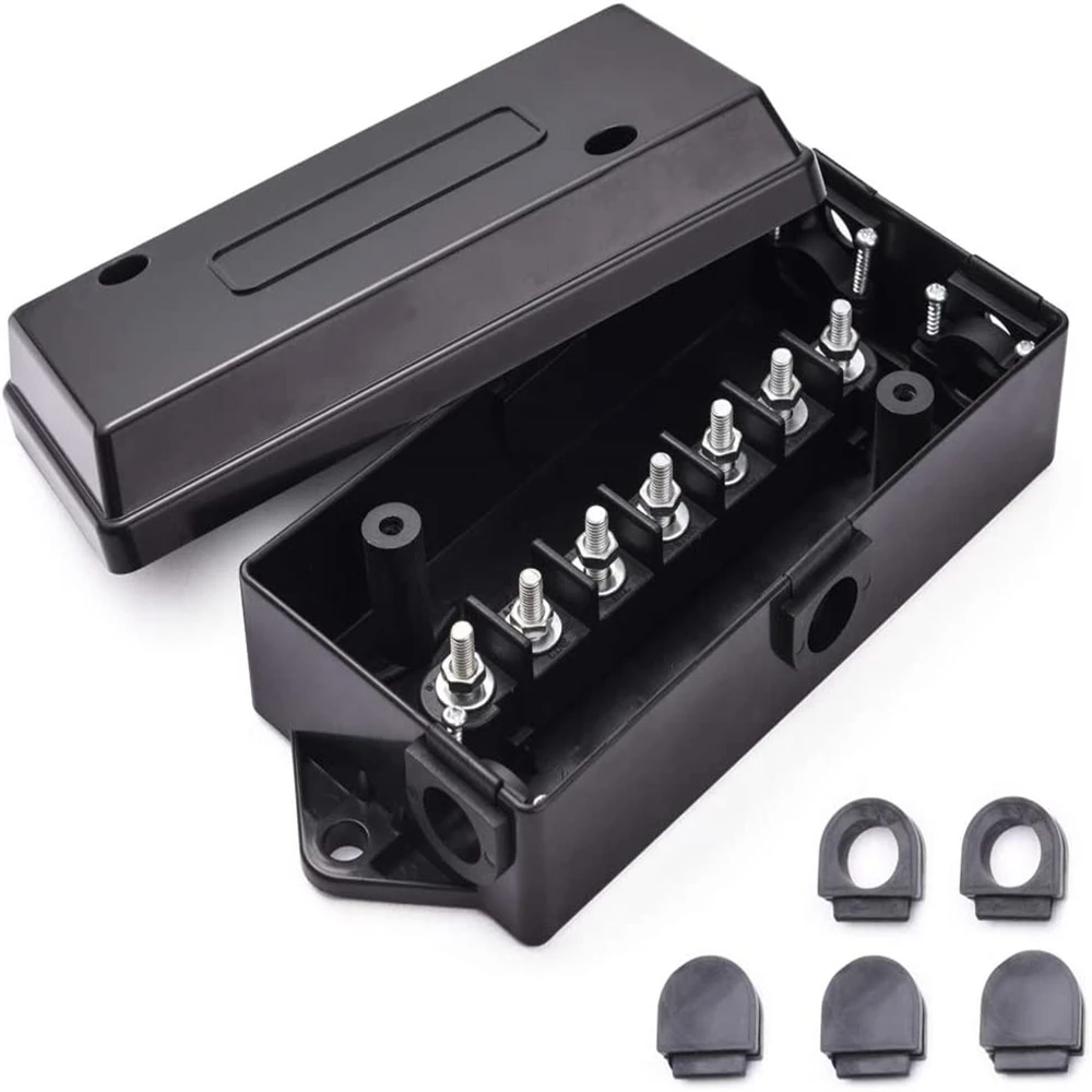 7-Way-Electrical-Trailer-Junction-Box-7-Gang-Trailer-Wire-Connection ...