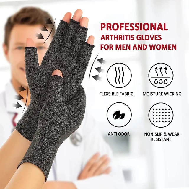 Fingerless Arthritis Compression Gloves - Sports Injury Supplies