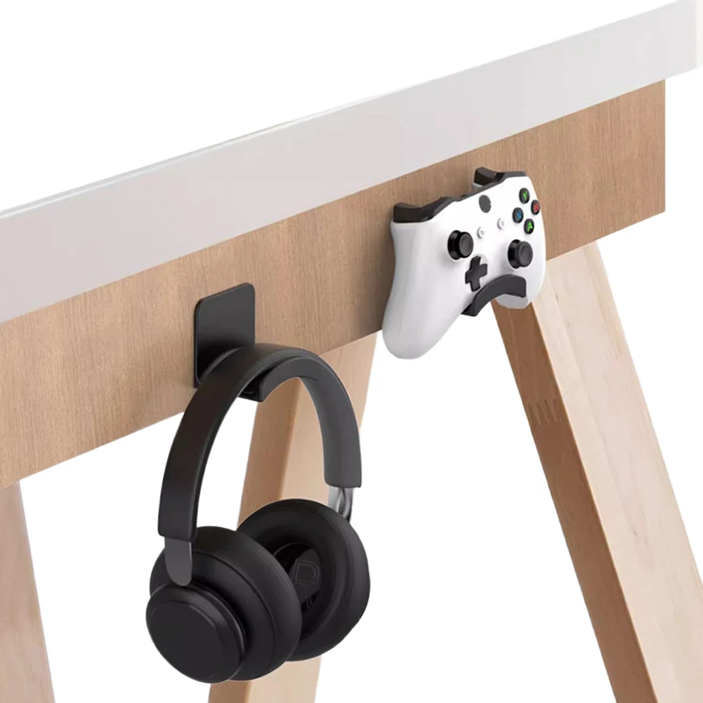 Universal-Headphone-Stand-Adhesive-Headset-Hanger-Wall-Mount-Holder ...