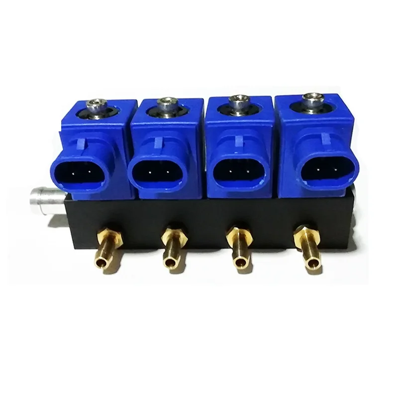 2 Ohm Injectors Rail For OMVL REG 4CYL Injectors Rail