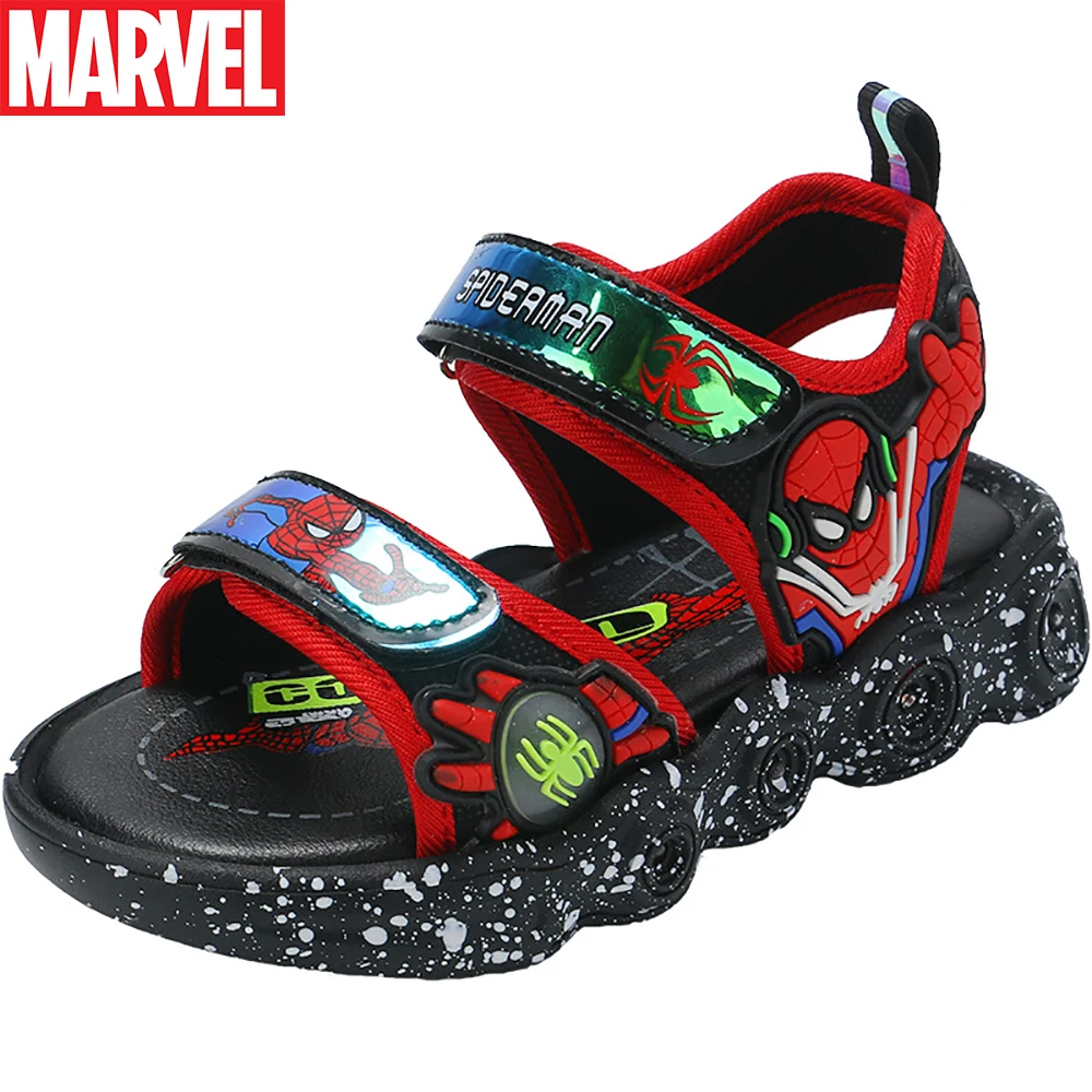 Sandals Light Boy Spider Man | Sandals Child Beach Avengers | Spiderman ...