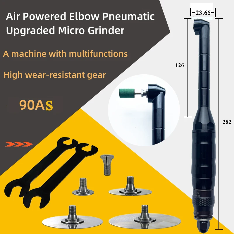 Air-Powered-Micro-Grinder-90-Degree-Elbow-Polishing-Grinding-Kit-Wear ...